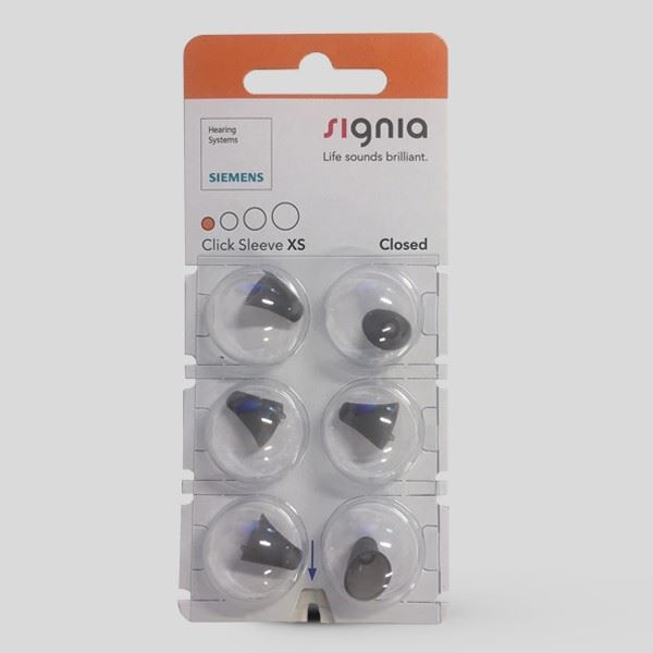 Click Sleeve XS Closed - Signia Domes / tipper | Japebo.dk